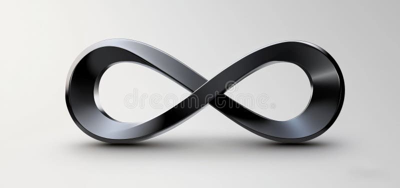 The Infinity Symbol Icon Represents Boundless, Perpetual Continuity ...