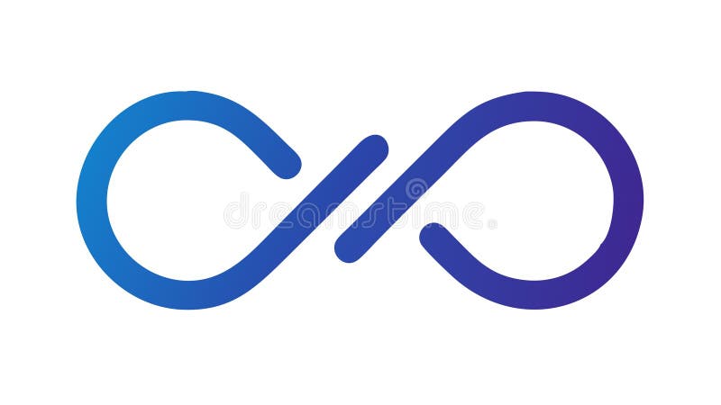 Infinity Symbol Icon Vector Graphic, Loop Forever Endless Concept ...
