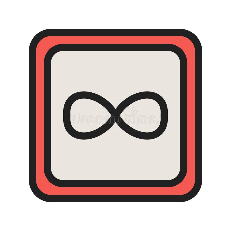 Infinity Symbol stock vector. Illustration of vector - 101434657