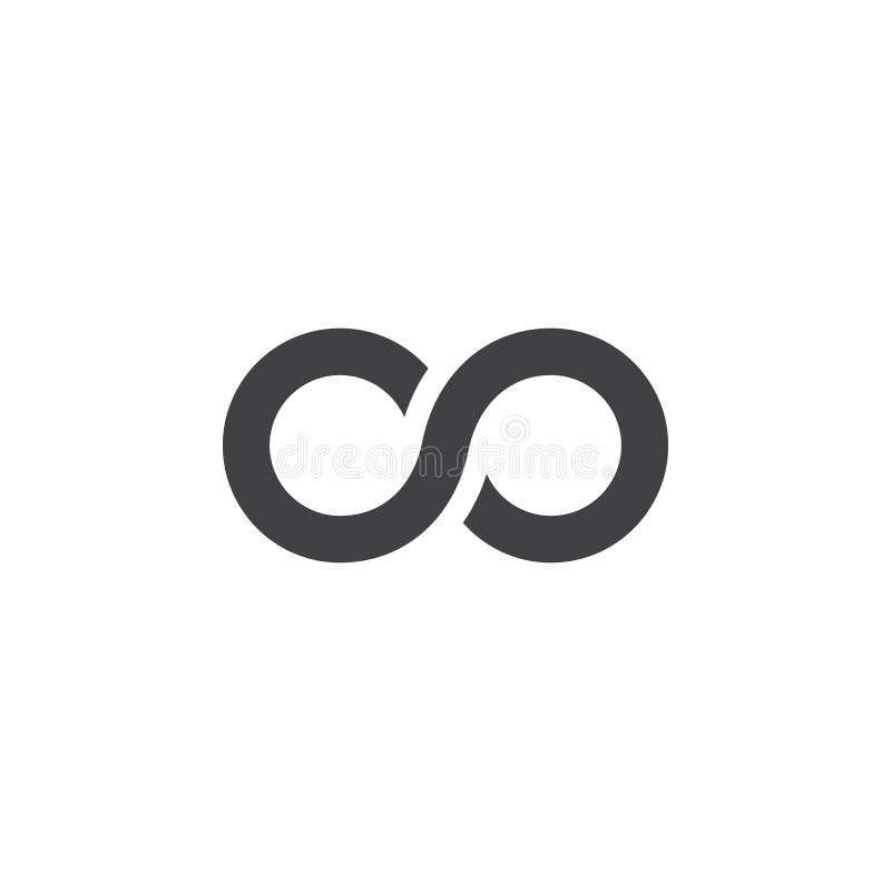 Infinity Symbol. Lemniscate Icon , Solid Logo Illustration Stock ...