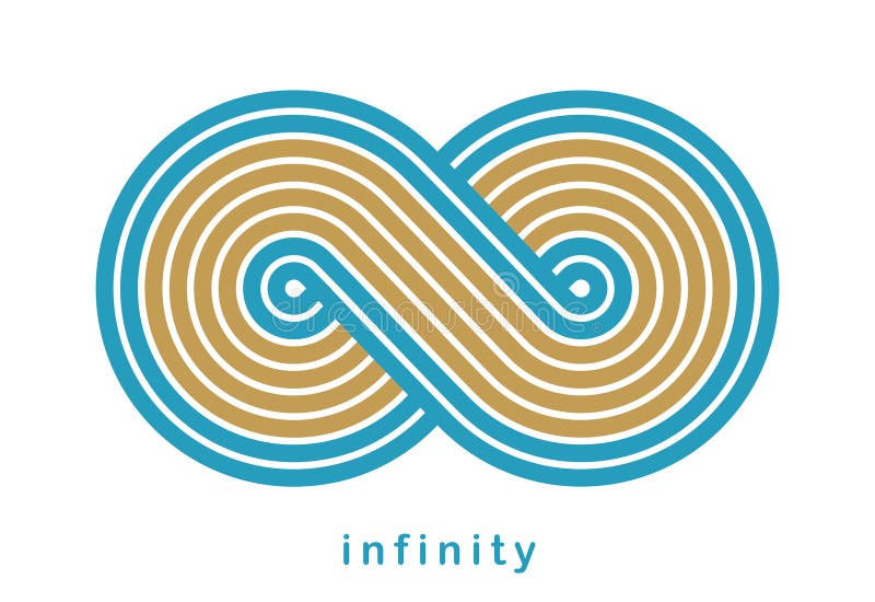 Infinity Symbol Made from Rope Vector Sign Logo Stock Vector ...