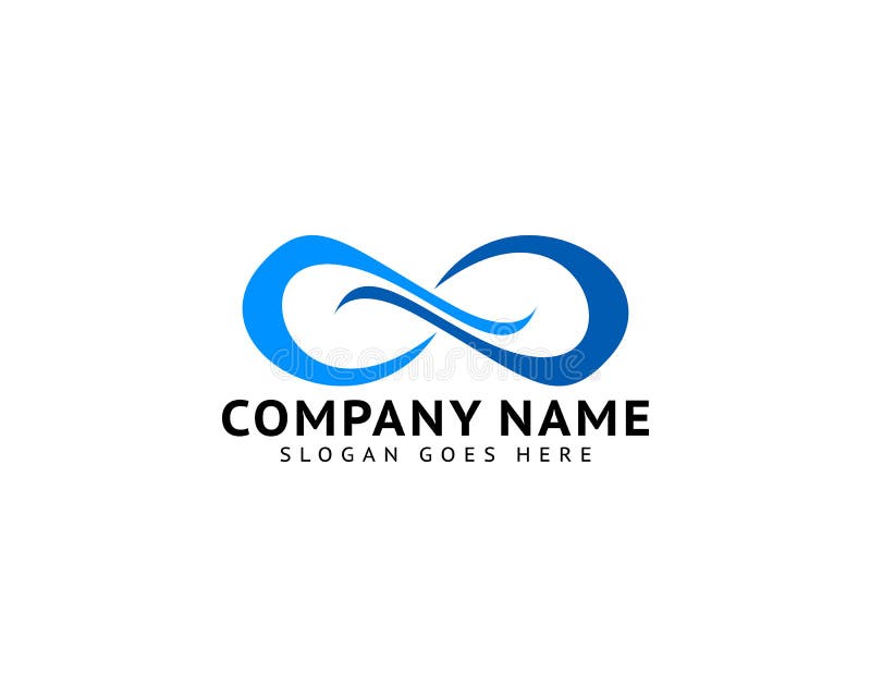 Set of Infinity Symbol Logo Design Vector Illustration Stock Vector ...