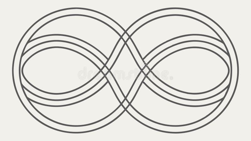Infinity Symbol Loop Outline. Eternal Endless Concept. Vector Design ...