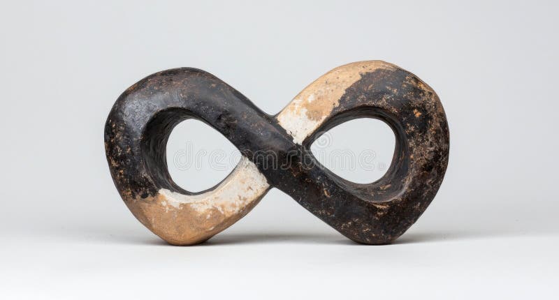 Infinity Symbol Made of Stone Stock Illustration - Illustration of ...