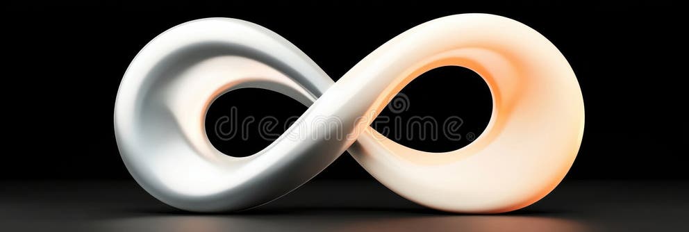 Infinity Symbol in Modern Minimal Style Representing Eternity and ...