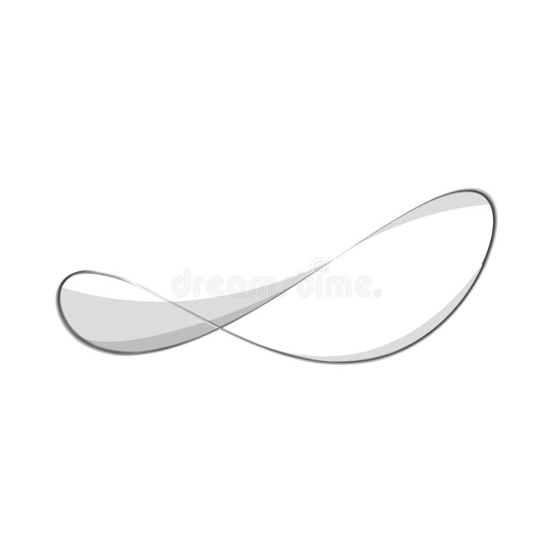 Infinity Symbol of Multiple Thin Black Lines. Concept of Infinite ...