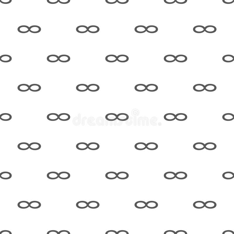 Infinity Symbol Pattern Seamless Stock Illustration - Illustration of ...
