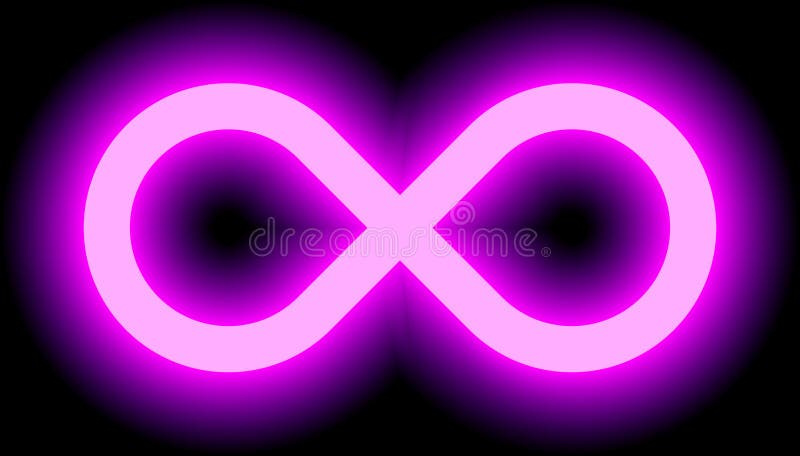 Pink And Purple Infinity Sign
