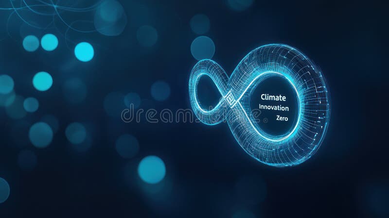 Infinity Symbol Representing Climate Innovation and Zero Emissions ...