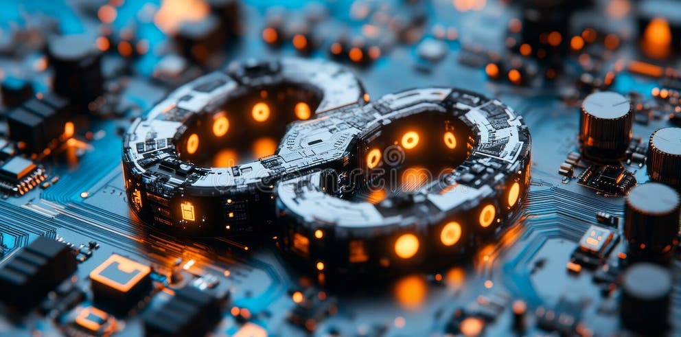 Infinity Symbol Representing Interconnected DevOps and Web Development ...