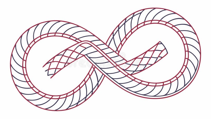 Infinity Symbol Rope Illustration, Vector Design Generative AI Stock ...