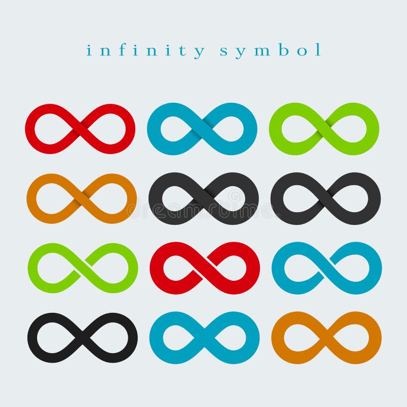 Eight Different Infinity Symbols - Vector Stock Vector - Illustration ...