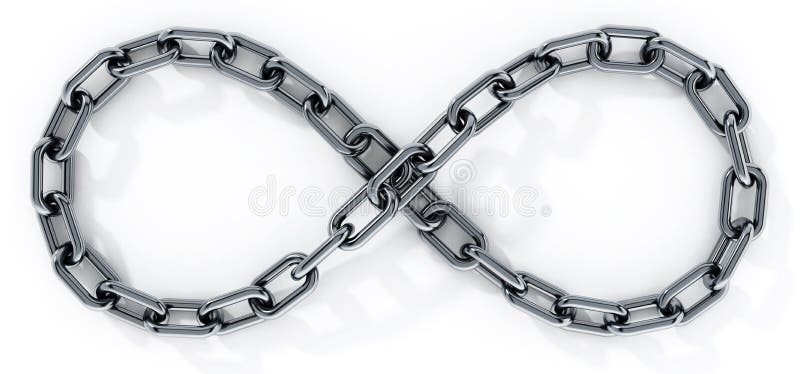 Chain Link Infinity Sign Tattoo