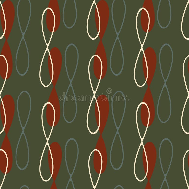 Infinity Symbol Sign Vector Seamless Pattern Background. Geometric ...