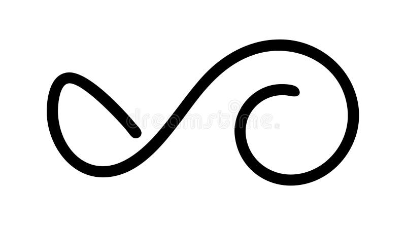 Infinity Symbol Simple Line Art Concept Vector, Vector Design ...