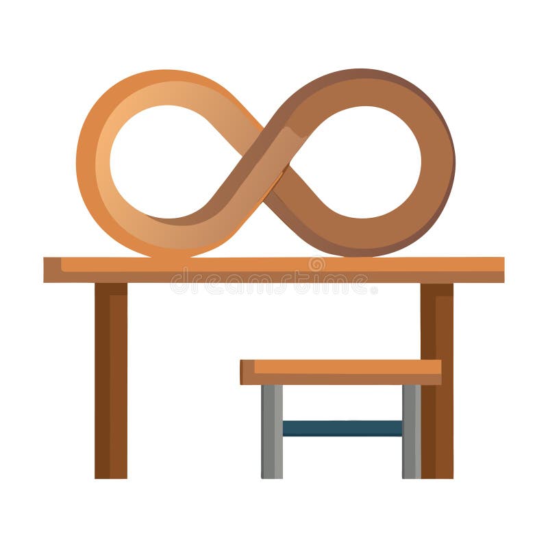 Infinity Symbol on Table: Representing Limitless Possibilities ...