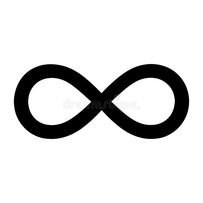Infinity Symbol on Transparent Background. Vector: Ideal for Use As a ...