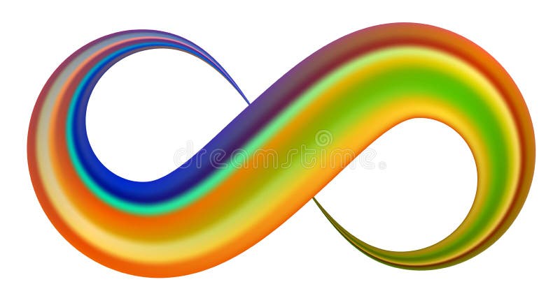 Infinity Symbol. Vector Brush Stroke Bold Sign Stock Illustration ...