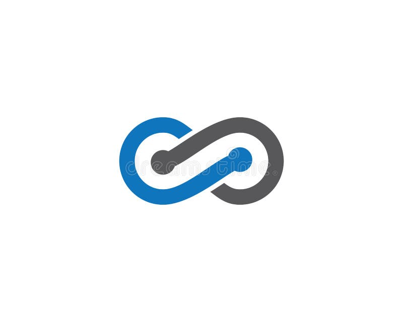 Infinity Symbol Vector Icon Illustration Stock Vector - Illustration of ...