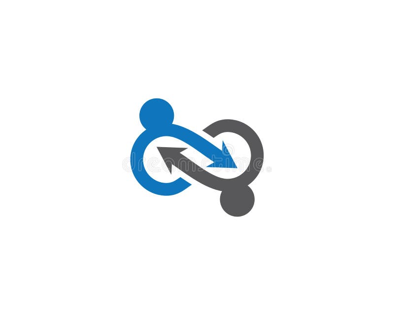 Infinity Symbol Vector Icon Illustration Stock Vector - Illustration of ...