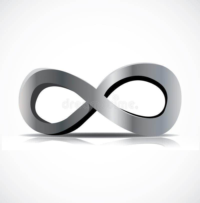 Infinity Symbol Vector Illustration on White Background Stock Vector ...
