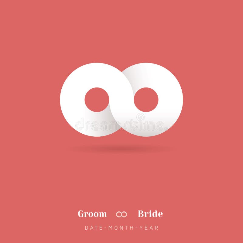 Set of infinity symbols stock vector. Illustration of concept - 52354898