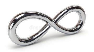 Infinity Symbol on a White Background. Generative AI Stock Illustration ...