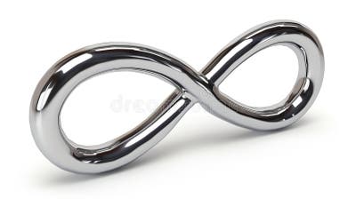 Infinity Symbol on a White Background. Generative AI Stock Illustration ...