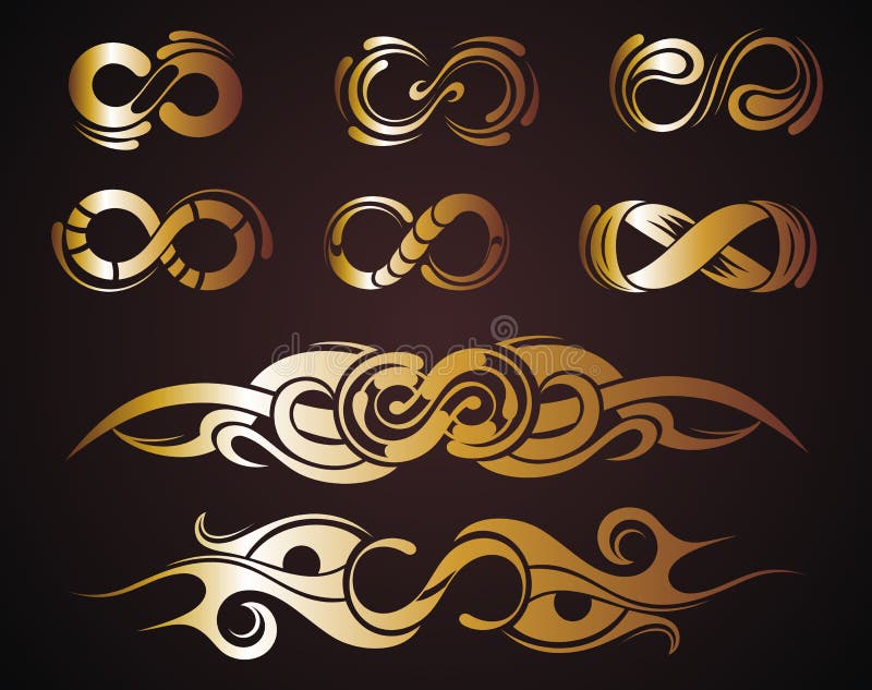 Infinity symbols stock vector. Illustration of symbol - 85071381