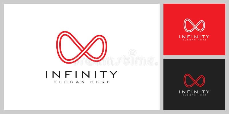 Infinity Tech Logo with Line Art Style Stock Vector - Illustration of ...