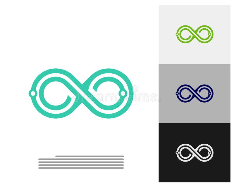 Infinity Tech Logo Vector Template, Creative Infinity Logo Design ...