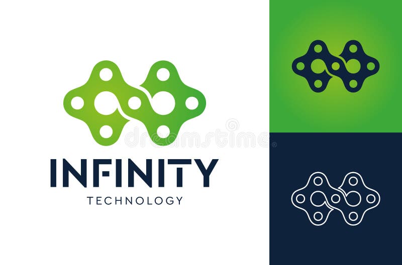 Infinity Tech Logo Vector Template, Creative Infinity Logo Design ...