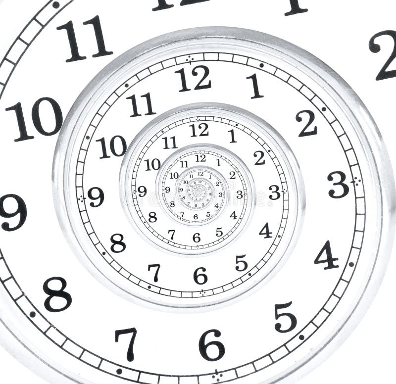 Infinity Time Spiral Concept Stock Photo - Image of motion, droste ...