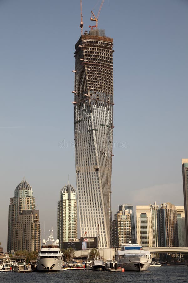The Infinity Tower in Dubai Editorial Photography - Image of tower ...