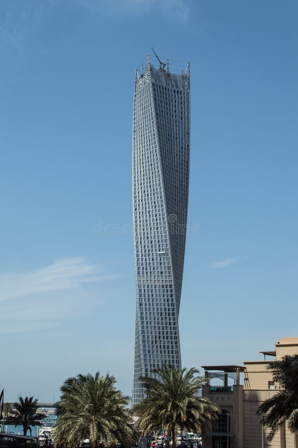 Infinity Tower Skyscraper in Dubai Editorial Stock Photo - Image of ...