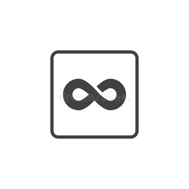 Infinity Symbol Flat Vector Icon Stock Illustrations – 8,782 Infinity ...