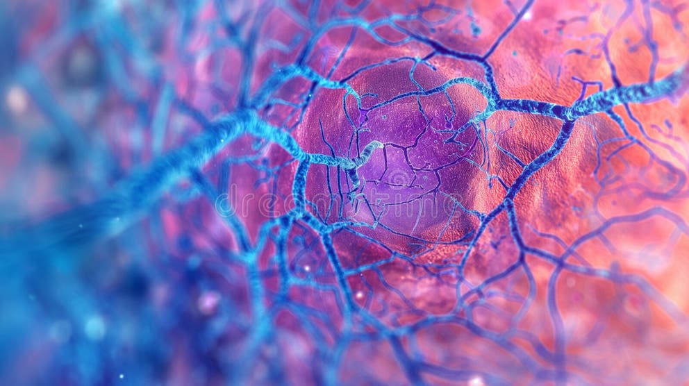 Inflamed Human Lymph Node Under a Microscope, Inflamed Tonsils, Lymph ...