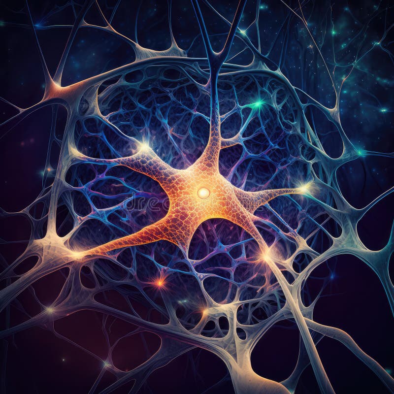 Inflammation of Body Tissues. AI Generative Illustration Stock ...