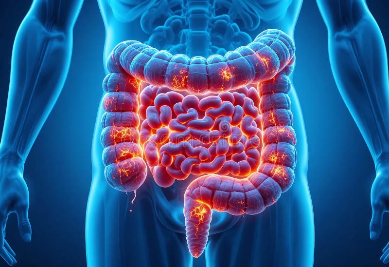 Inflammation in the Colon and Rectum, Indicative of Ulcerative Colitis ...
