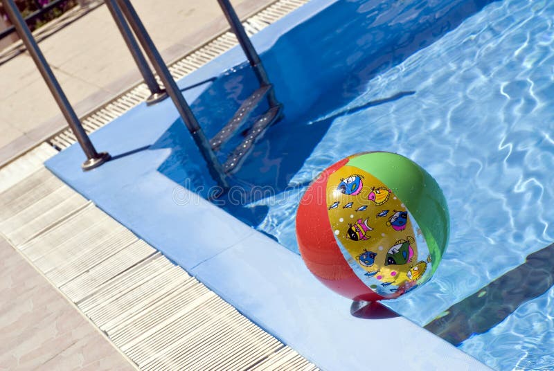 Inflatable Ball In Pool Picture. Image: 2684173
