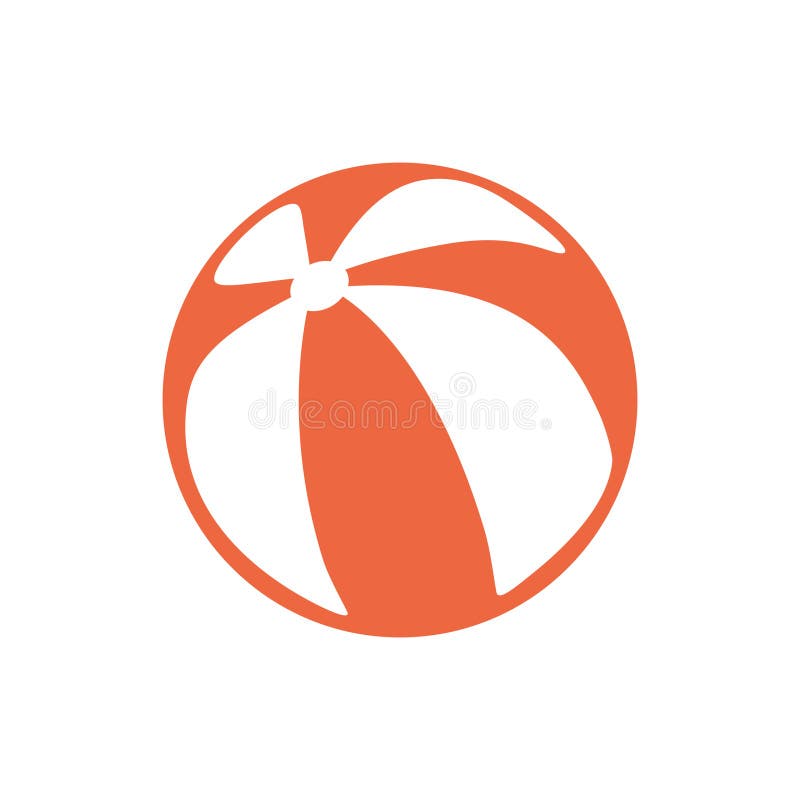 Inflatable Ball. Vector Illustration Decorative Design Stock Vector ...