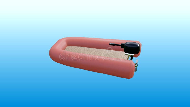 Inflatable Boat Icon Animation Stock Video - Video of equipment, ocean ...