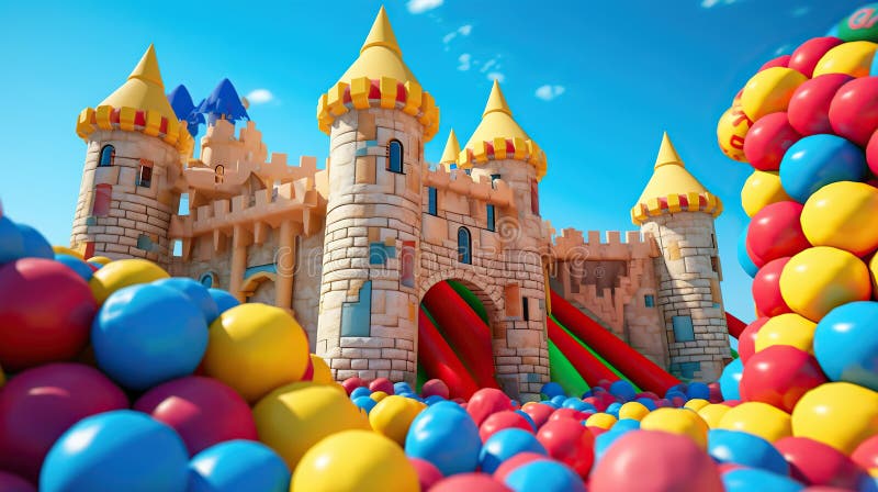 Jump Castle Stock Illustrations – 1,350 Jump Castle Stock Illustrations ...