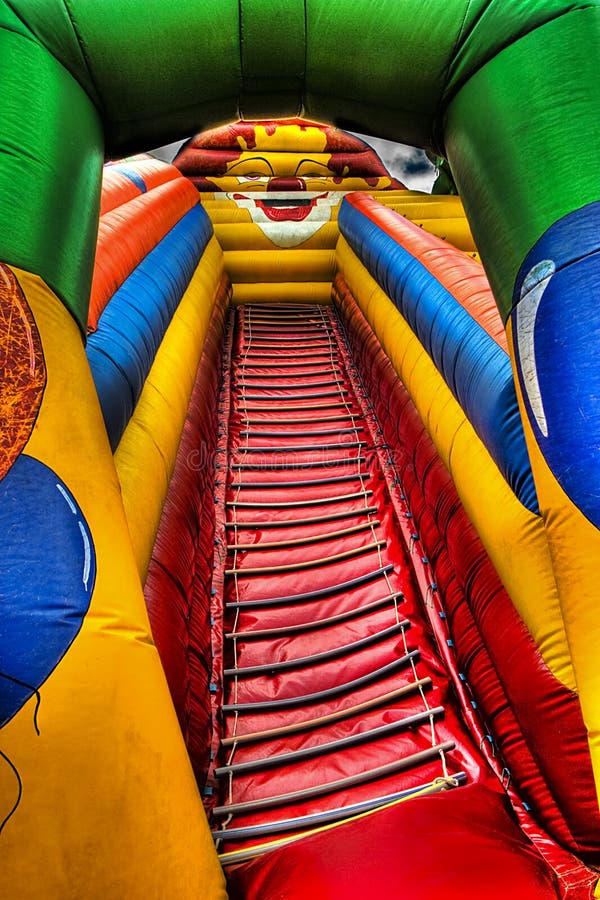 Inflatable Clown at the Fun-fair Stock Photo - Image of holiday ...