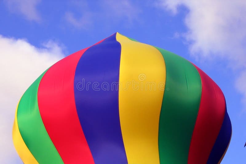 Inflatable Colorful Pillar stock photo. Image of rainbow - 170006