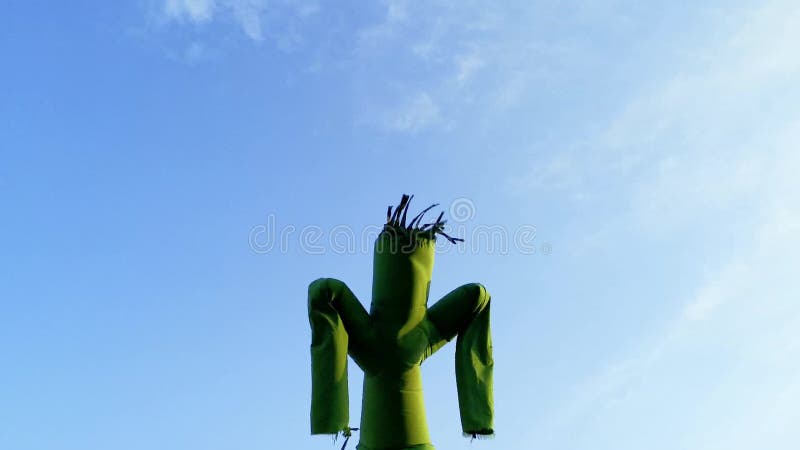 Inflatable Dancing, Flailing Arms Tube Guy Stock Video - Video of play ...