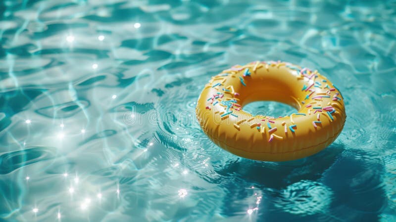 The Inflatable Donut Float..AI Generated Image Stock Image - Image of ...