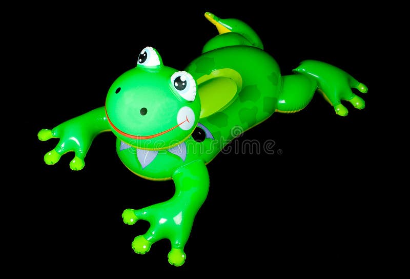 Inflatable Frog stock photo. Image of lake, summer, innertube - 868794