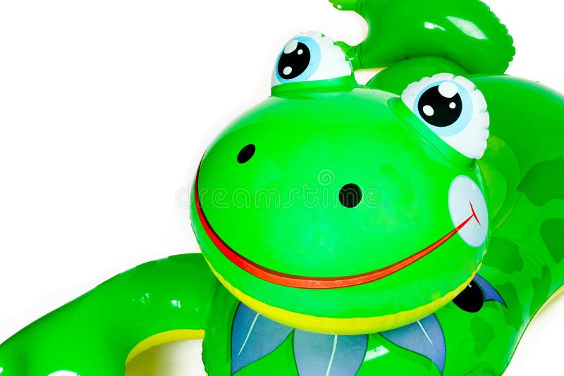 Inflatable Frog Pool Toy stock photo. Image of children - 868800