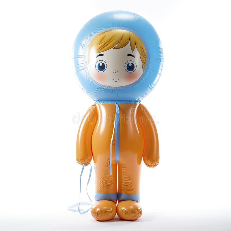 An inflatable helmet doll stock photo. Illustration of relationship ...